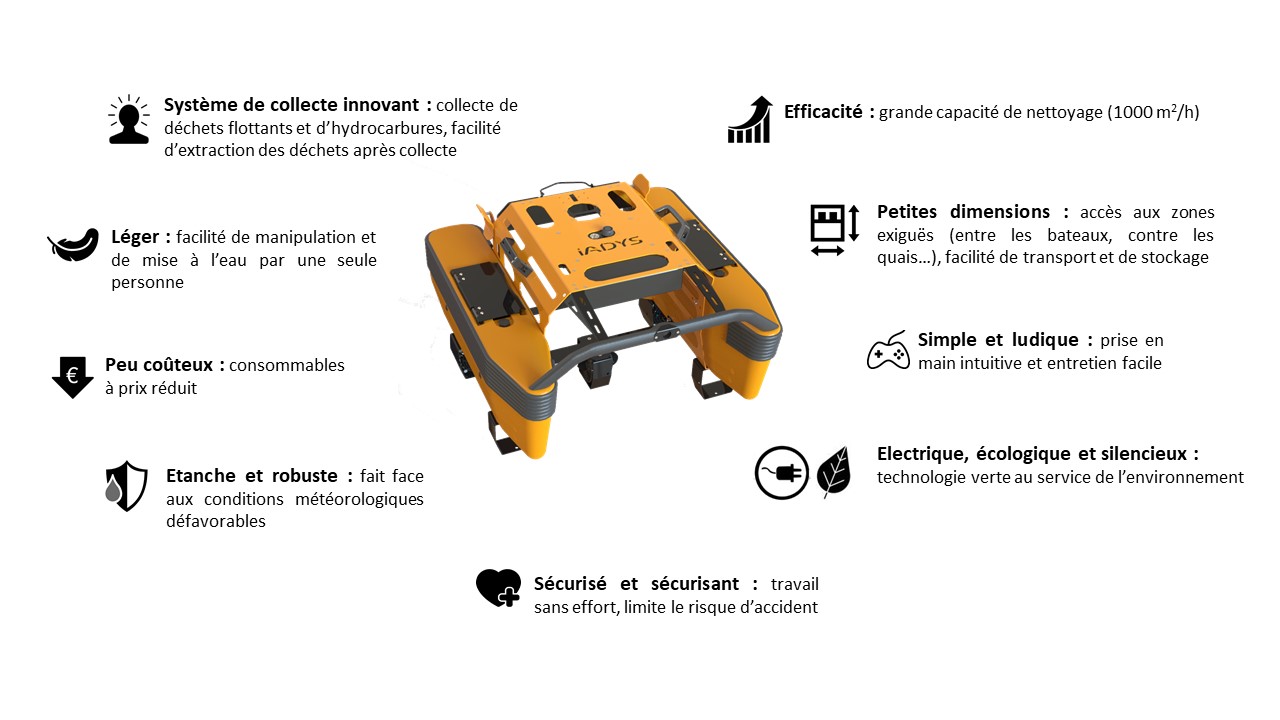 The jellyfishbot water-based pollution-cleaning robot designed by the ...