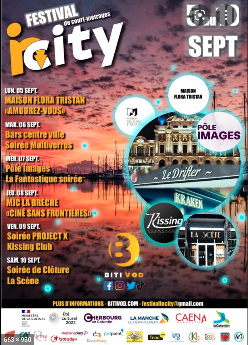 Dans le Cotentin, l’événement du court métrage Festival INCITY investit ...